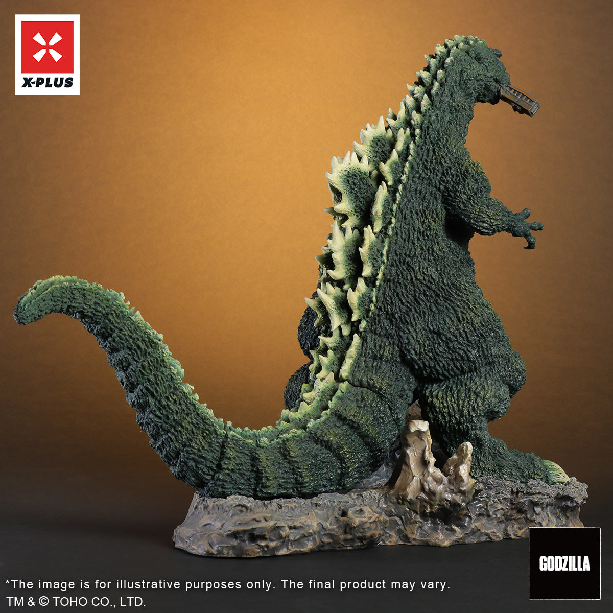 Toho 30cm Series Godzilla 1954 (Train Biter) Lobby Card Color Version ...