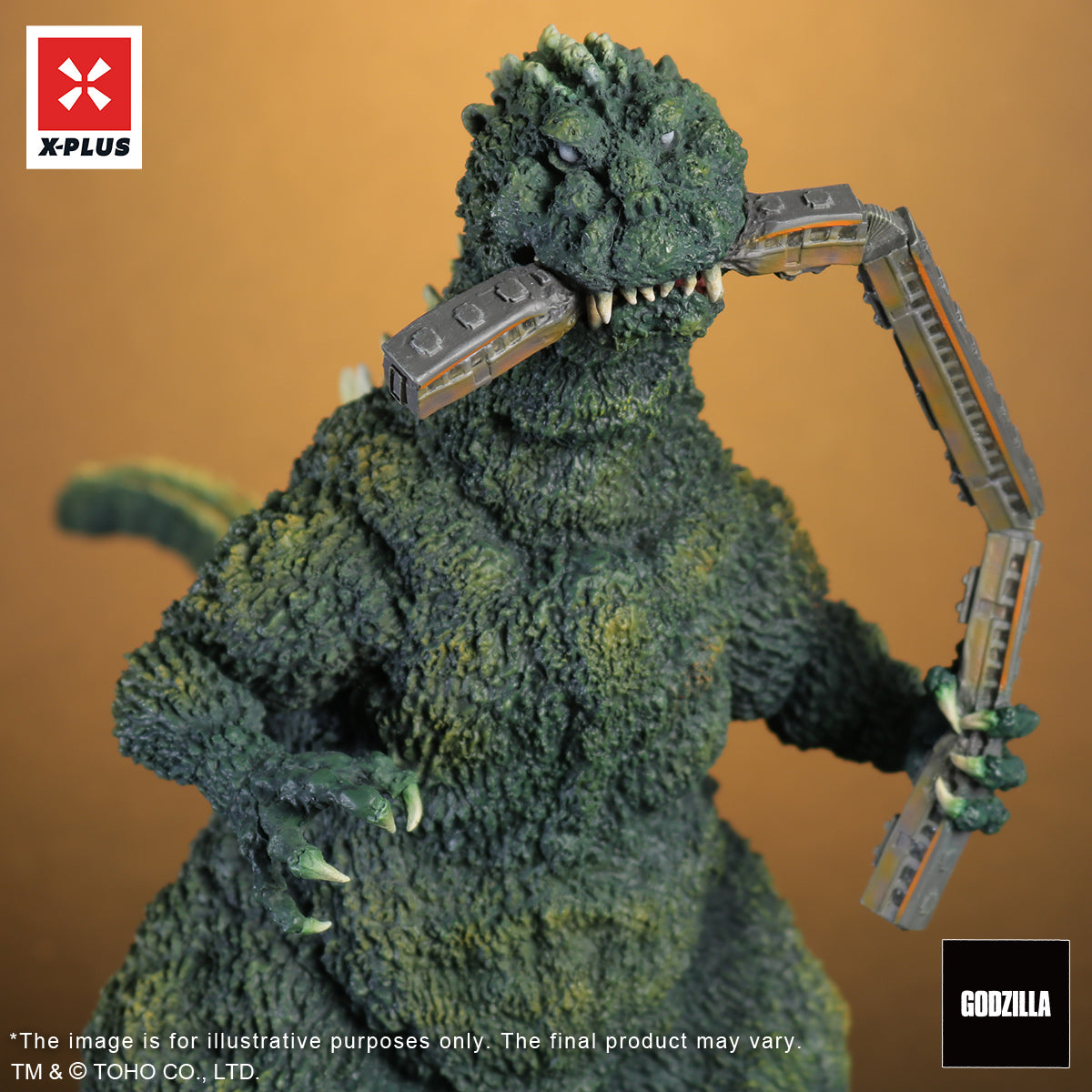 Toho 30cm Series Godzilla 1954 (Train Biter) Lobby Card Color Version ...